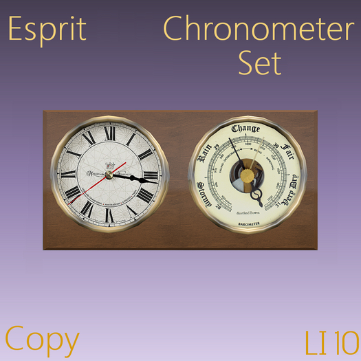 Second Life Marketplace - Esprit NC5 Nautical Chronometer Set